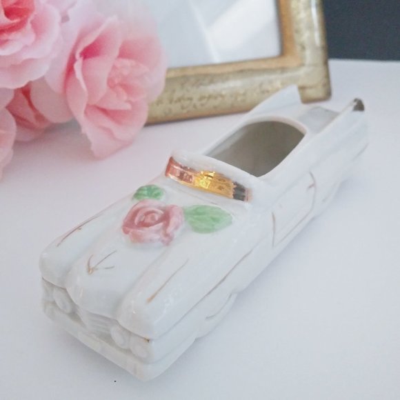 Accents | Porcelain Convertible Cadillac Car Rose Gold Accents Mcm ...